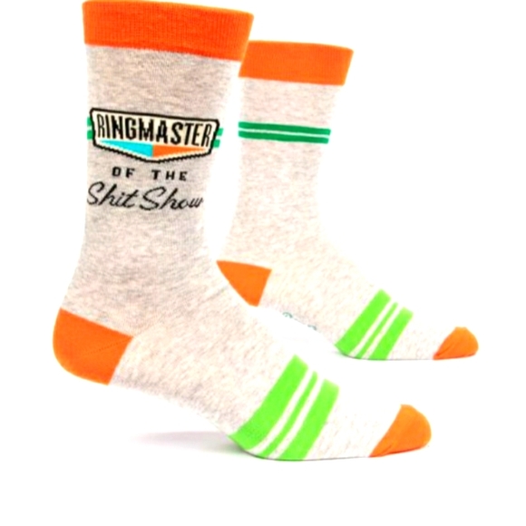 Blue Q | Underwear & Socks | Blue Q Ringmaster Of The Shit Show Mcrew Socks | Poshmark